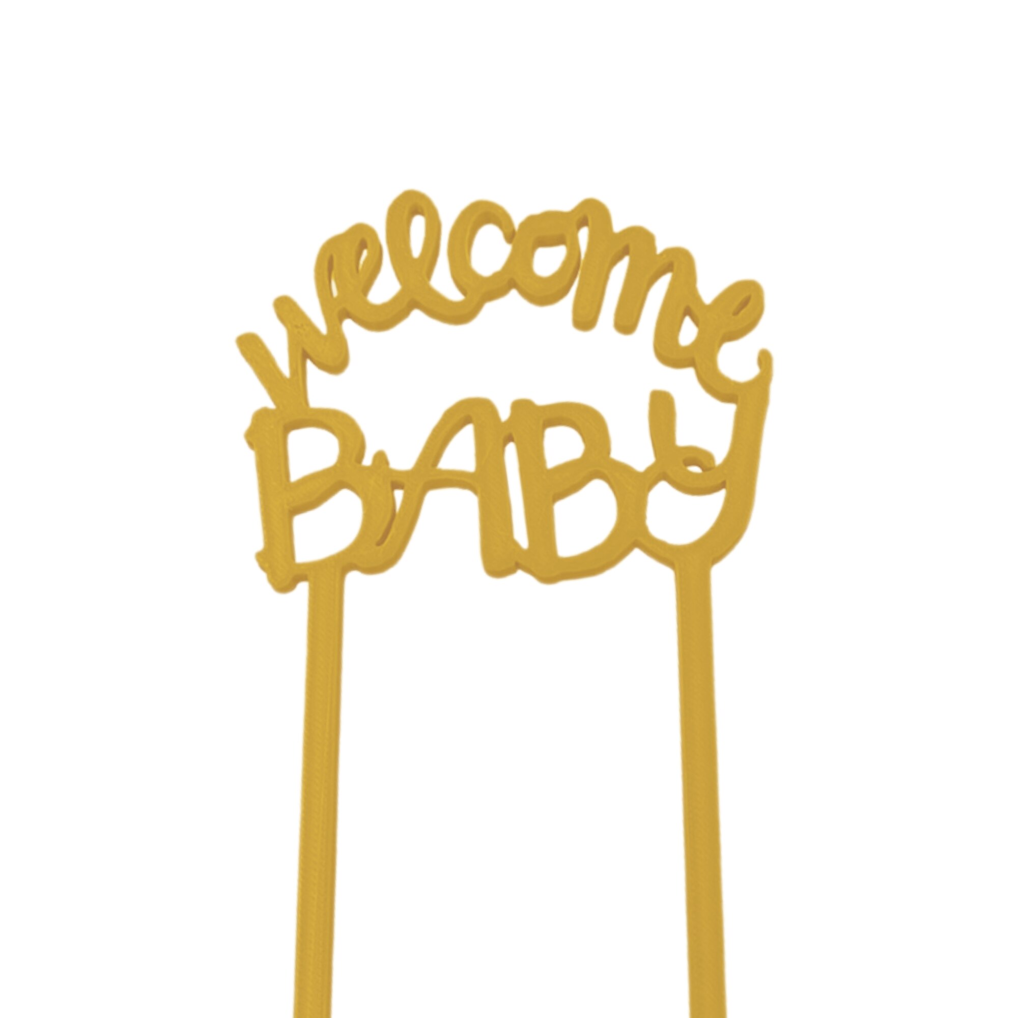 Декорация за торта "Welcome baby", Welcome baby, Birthday party, 7 x 9. ...