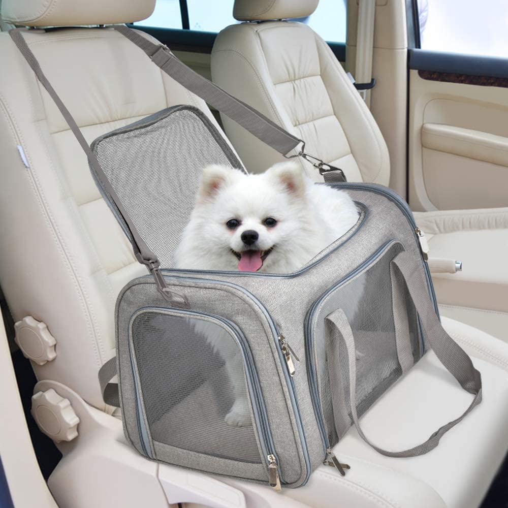 Geanta pentru transport animale mici, Oricean® caine, pisica, pliabil ...
