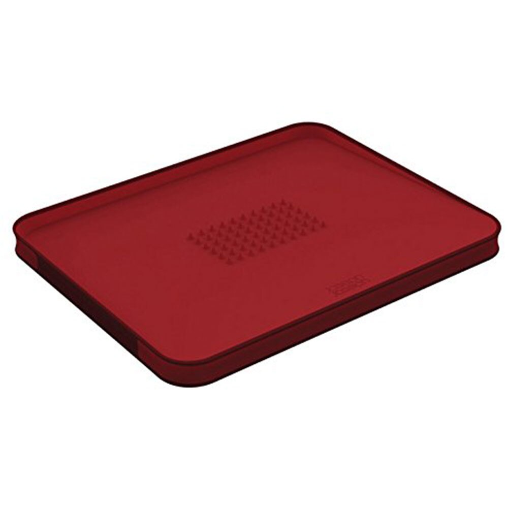 Tocator din plastic Cut & Carve Plus, 29,5 x 37,5 cm, Rosu - eMAG.ro
