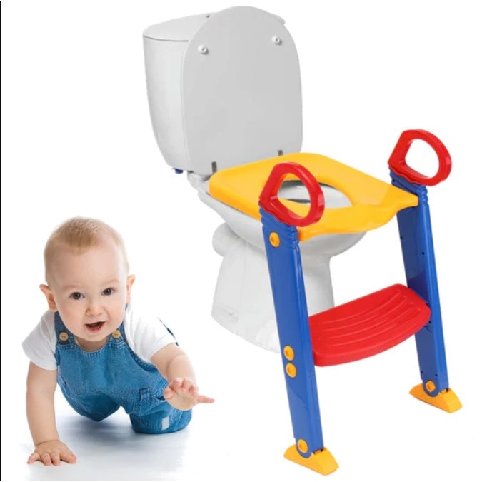 Reductor WC cu Scara pliabila Copii pentru Copii peste 12 luni - eMAG.ro