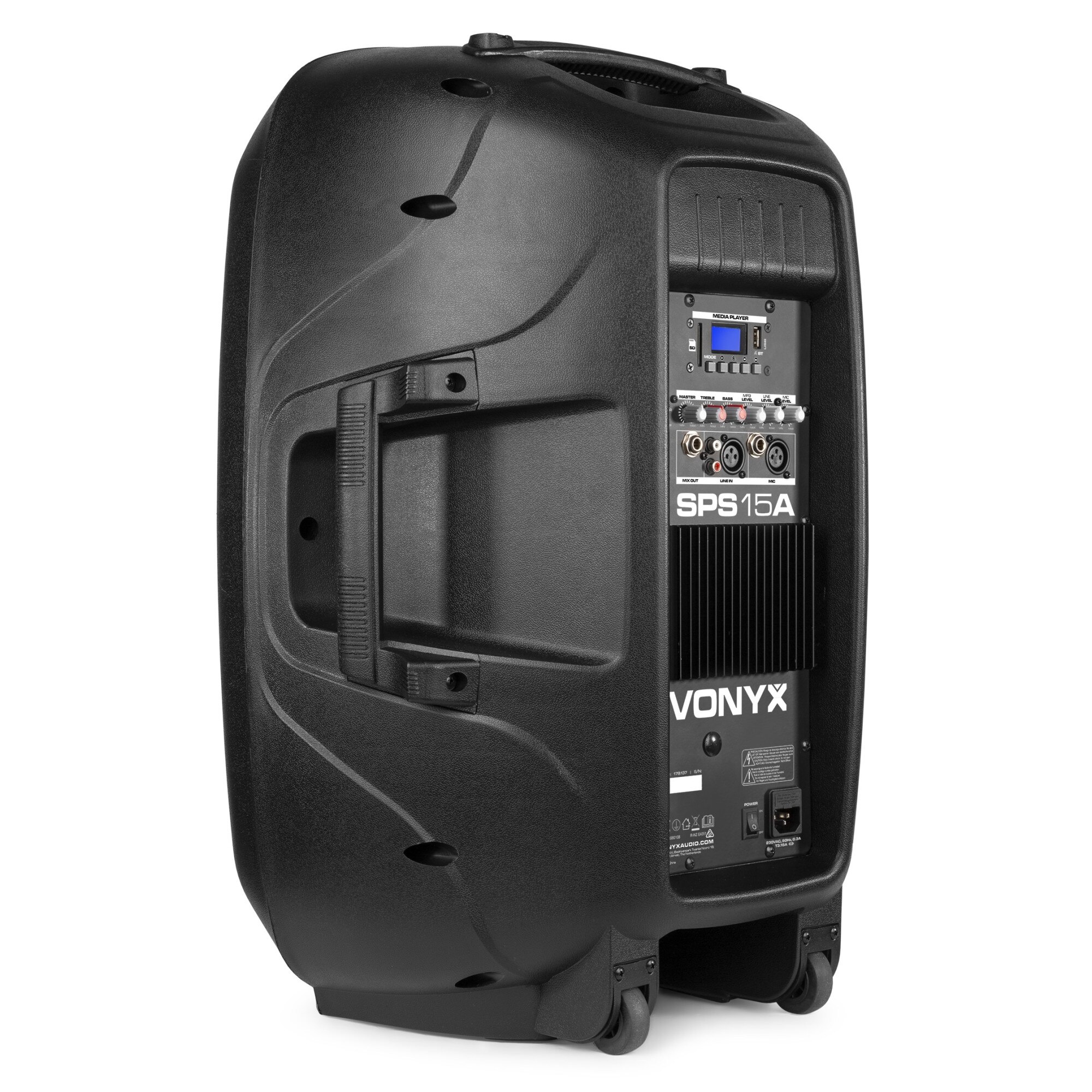 Boxa activa cu stand, 15", 800W, Bluetooth/USB/SD, Vonyx SPS15A - eMAG.ro