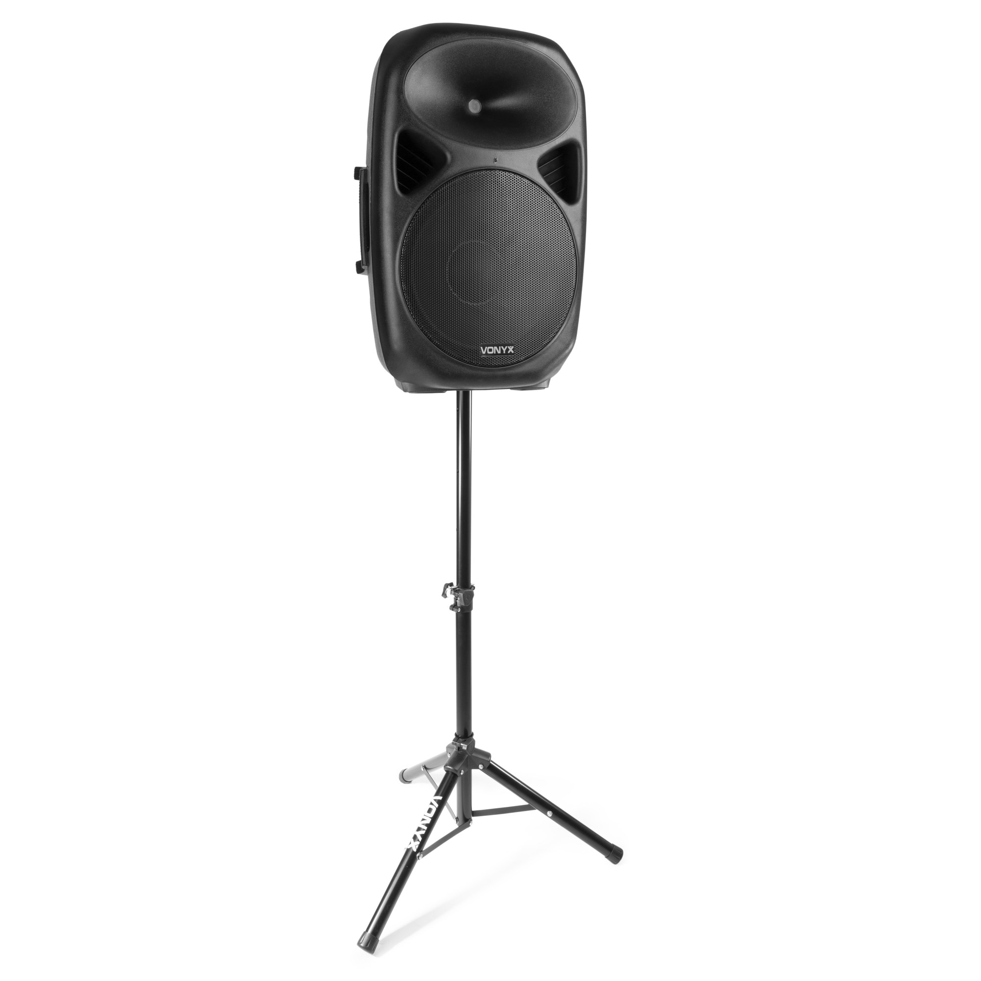 Boxa activa cu stand, 15", 800W, Bluetooth/USB/SD, Vonyx SPS15A - eMAG.ro