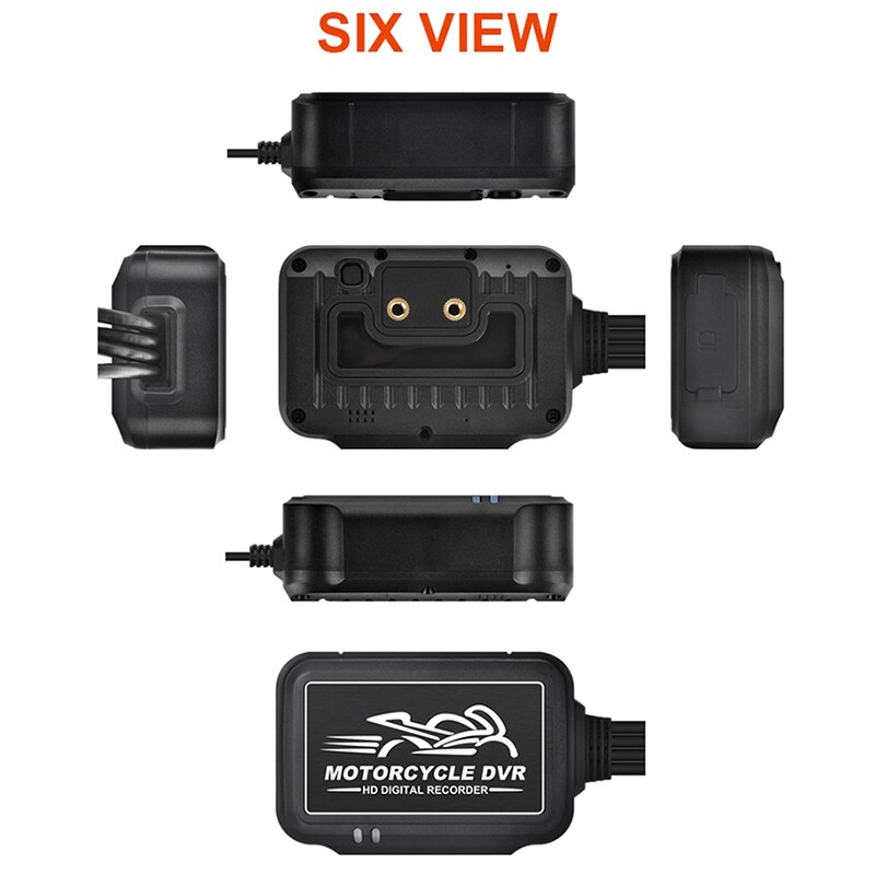 MotoSE DVR30 Dual Motoros kamerakészlet, 1080p, elöl/hátul, víz- és ...