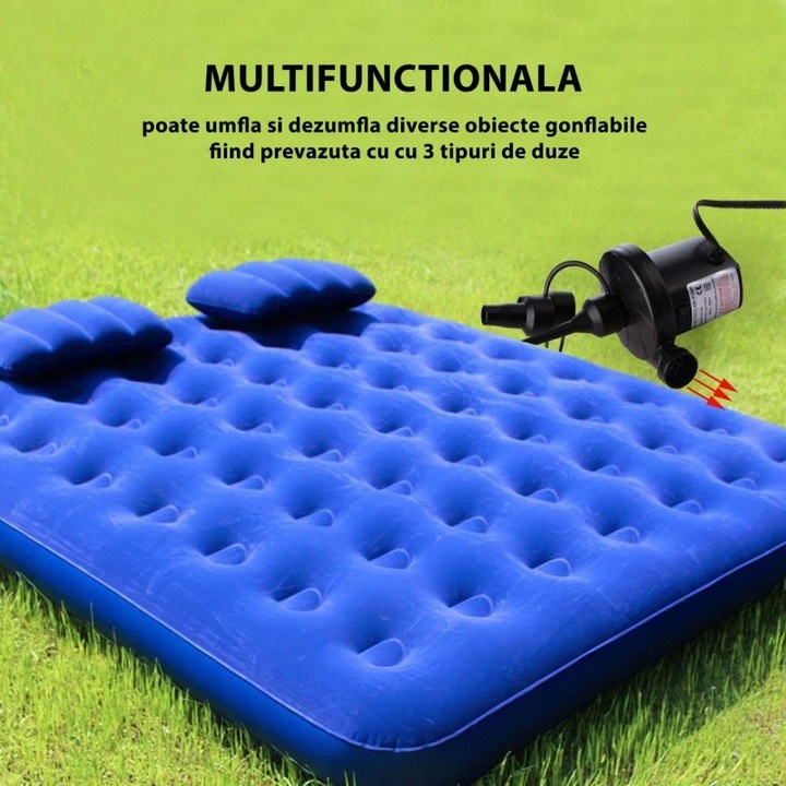 Salestore Ro® Електрическа помпа за надуване и изпускане на матраци плувни басейни намотки