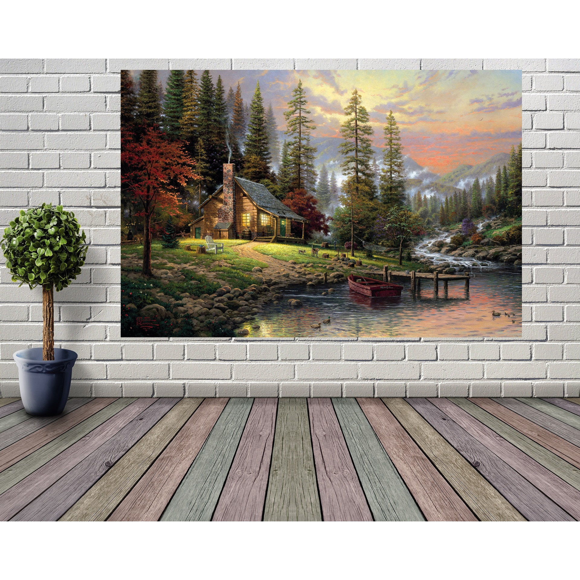 Tablou Living, Dormitor, Portret, Peisaj 01317, Multicolor, 170x120 cm ...