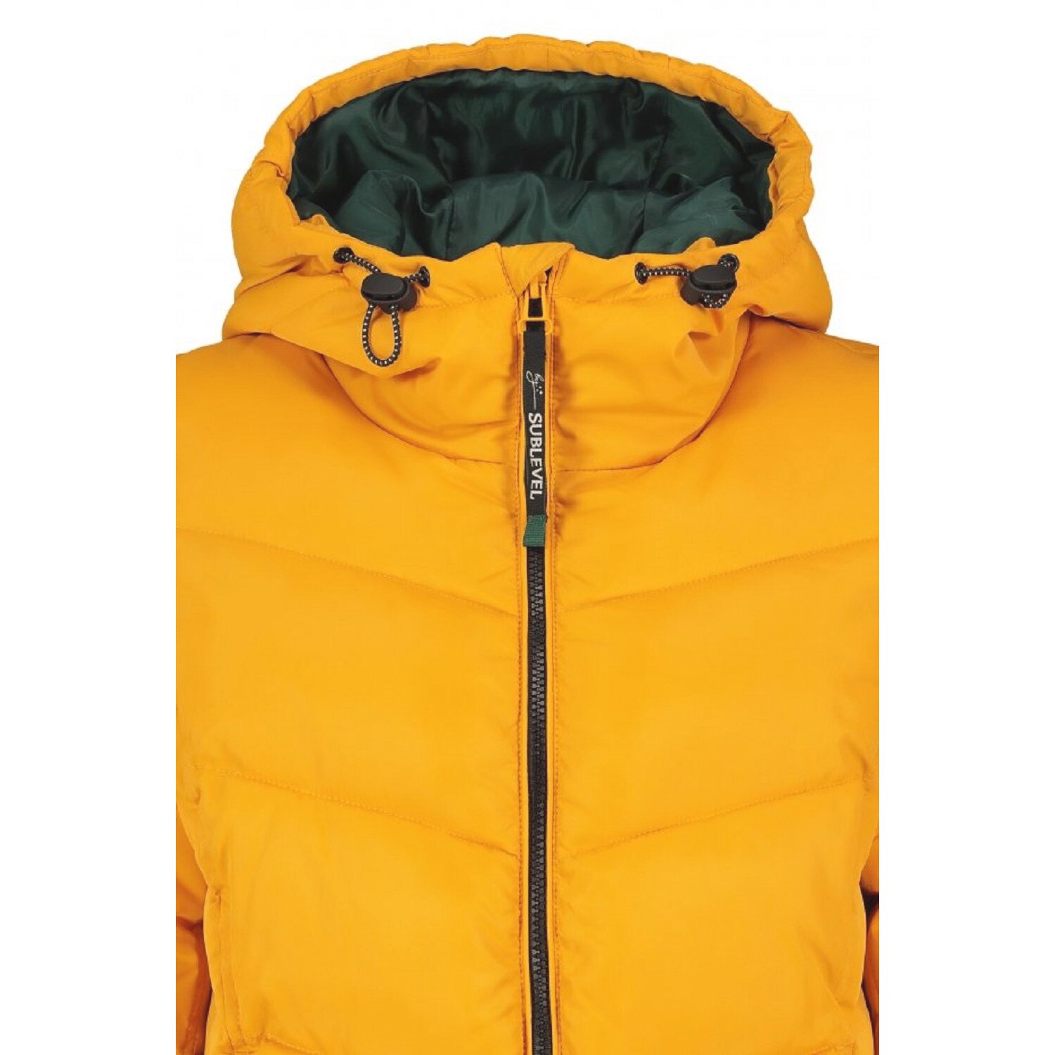 Jacheta pentru femei, Sublevel sport, Poliester, Galben inchis/Verde ...