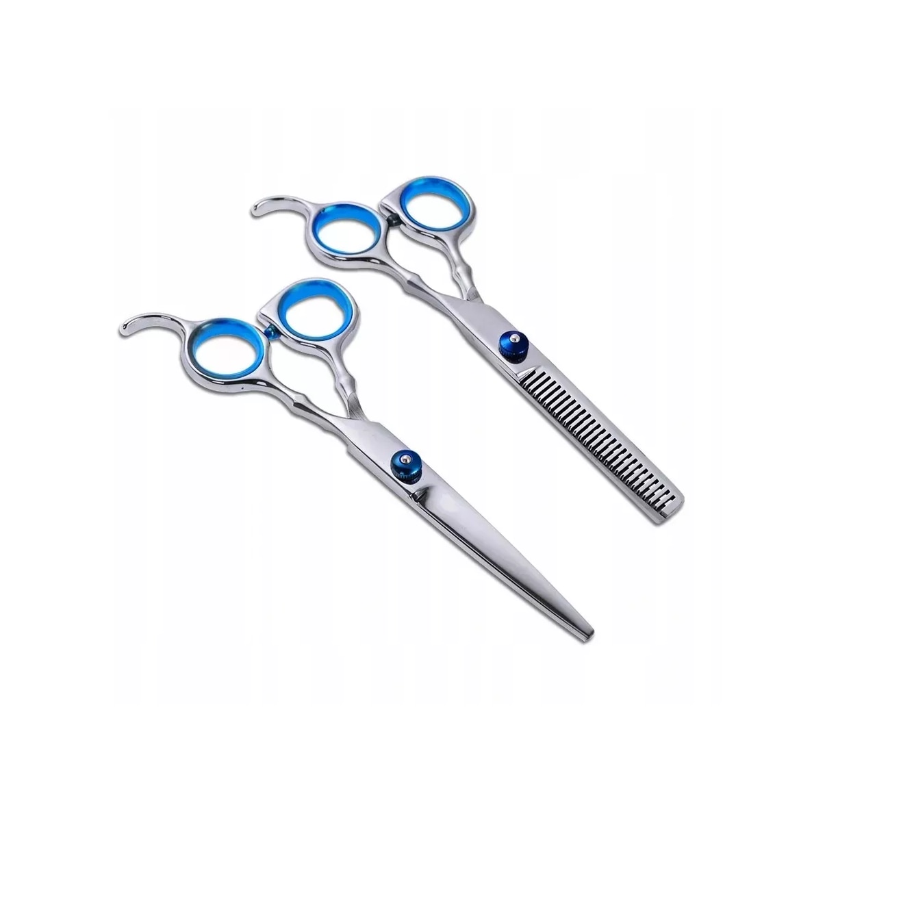 Set 2 foarfece profesionale pentru tuns si filat, otel inoxidabil, 5.5 ...