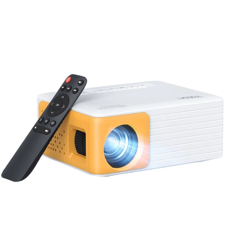 Videoproiector portabil Yoton Y3, compact, 4000 lumeni, 1920 x 1080 ...