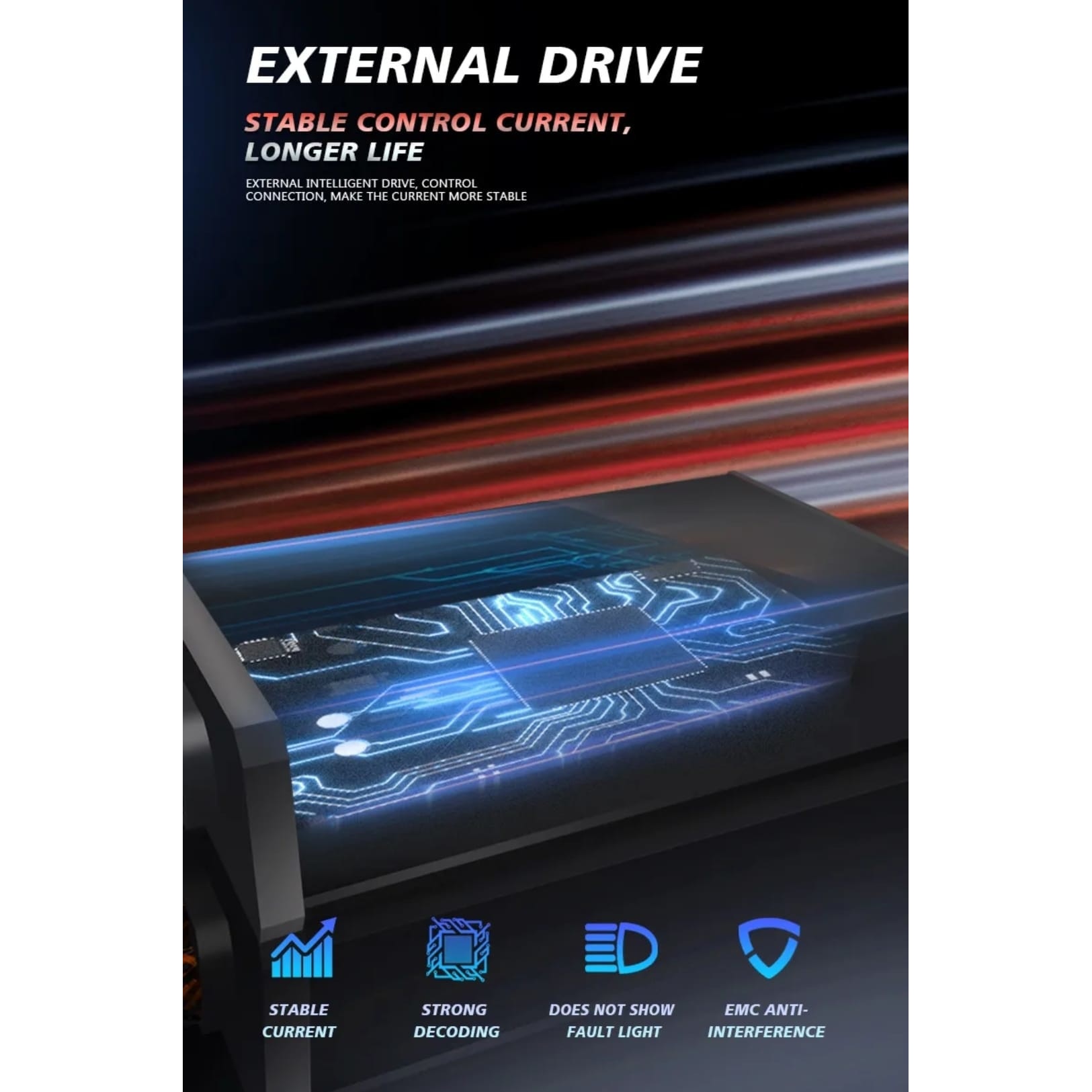 Set 2 Becuri LED Auto H4 AutoREY® Premium, 55w/bec, 20000 Lumeni, 6500K ...