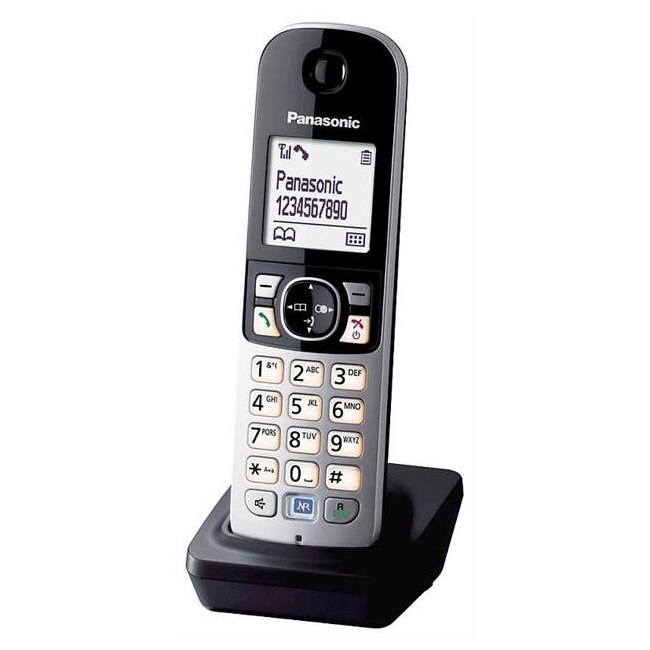 Telefon fara fir, Panasonic KX-TGA681FXB, Negru/Argintiu - eMAG.ro