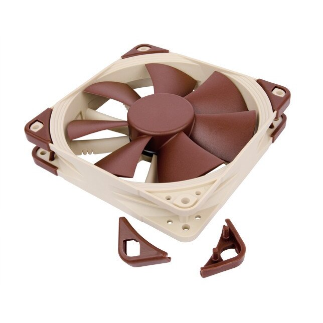 Вентилатор за компютър Noctua NF-F12-PWM, 120x120x25mm, SSO2 Bearing ...