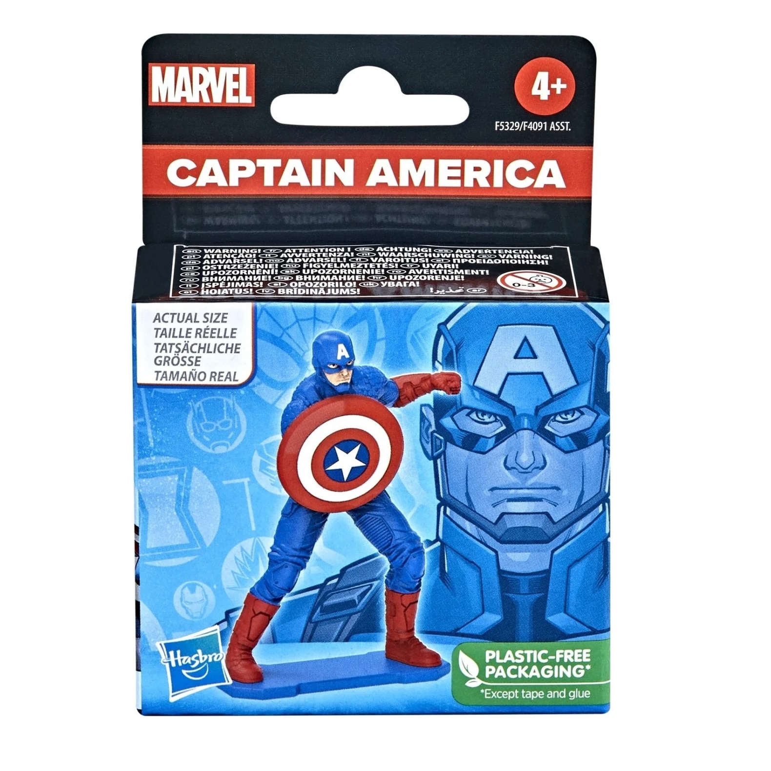 Мини фигурка Hasbro Marvel Super Heroes, Капитан Америка, Captain ...