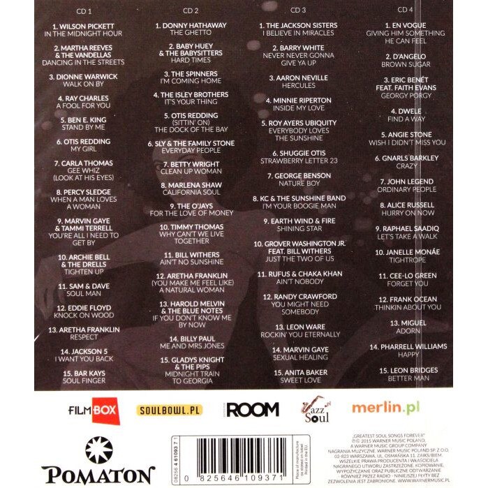 Greatest Soul Songs Forever [4CD] - eMAG.ro