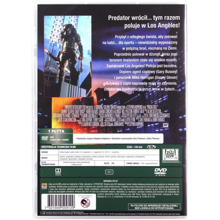 Predator 2 [DVD] - eMAG.ro