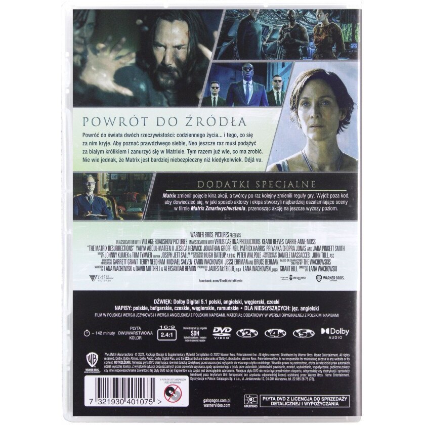 Матрицата: Възкресения [DVD] - eMAG.bg