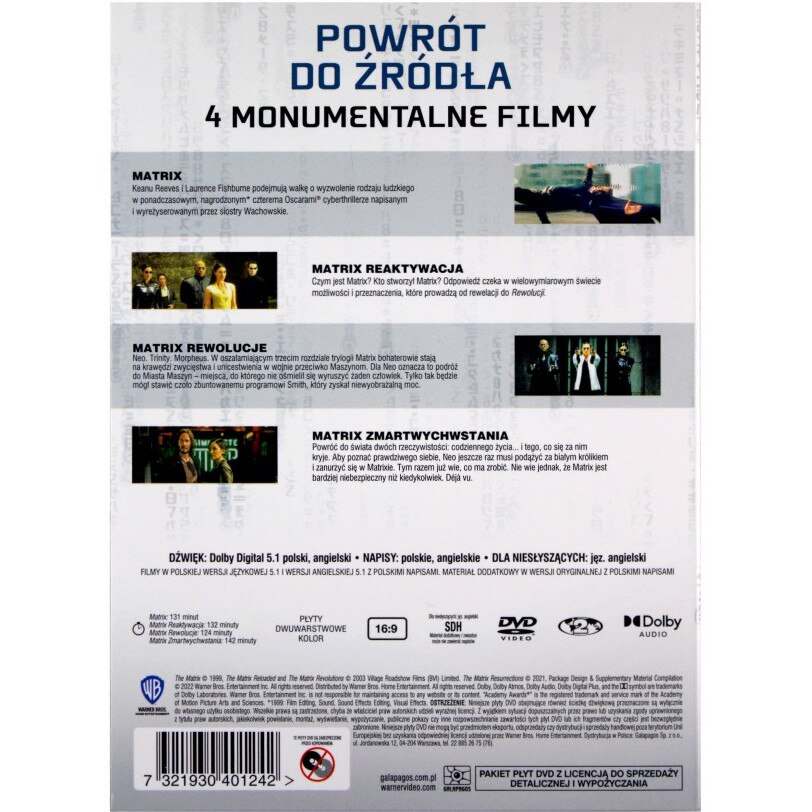 Матрицата: Възкресения [4DVD] - eMAG.bg