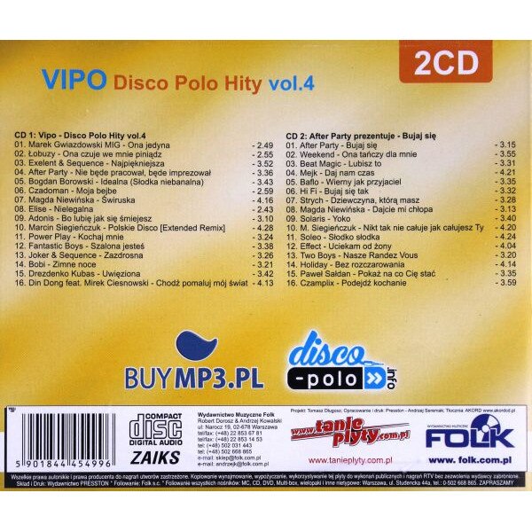 Vipo Disco Polo Hity Vol. 4 [2CD] - eMAG.ro