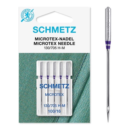 Set 5 ace pentru Microtex Schmetz, finete ac 100, pentru masina de ...