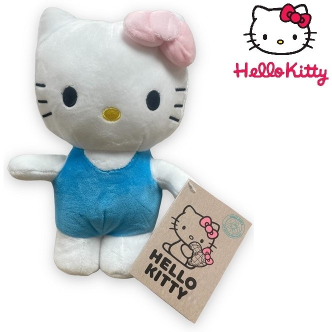 Jucarie de plus Hello Kitty, Turcoaz, Inaltime 25CM - eMAG.ro