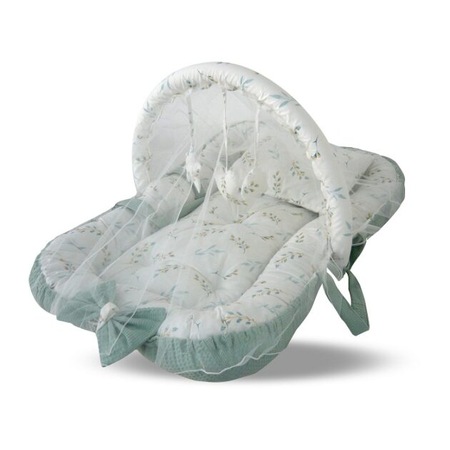Cosulet bebelusi Baby Nest Capella 115x60cm, 2 fete, perna cu husa, 3 ...