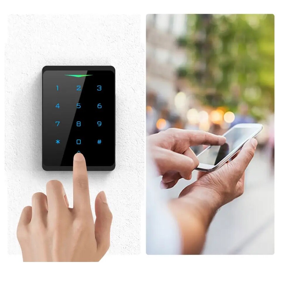 Dispozitiv control acces, Tastatura inteligenta, Impermeabil, Aplicatie ...