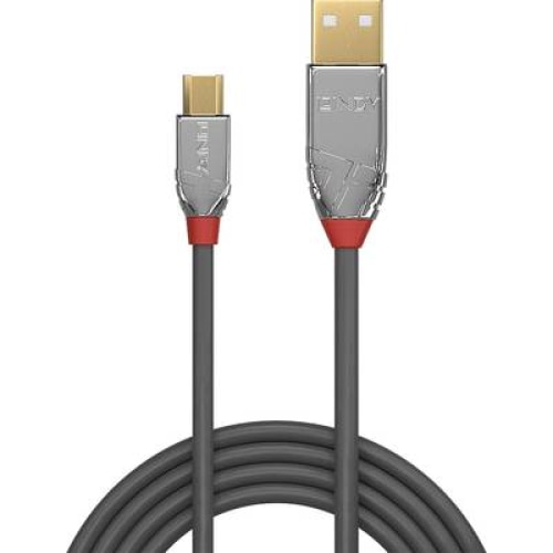 Cablu de date, Lindy, 3m, Gri, USB 2.0 - eMAG.ro