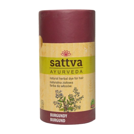 Vopsea de par Roscat Burgundy, 150 gr - Sattva Ayurveda - eMAG.ro