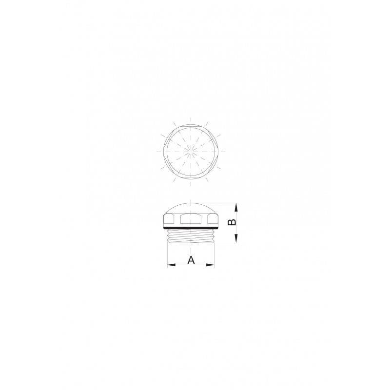 Capac De Radiator, Hydroland, 1/2", Alb - eMAG.ro