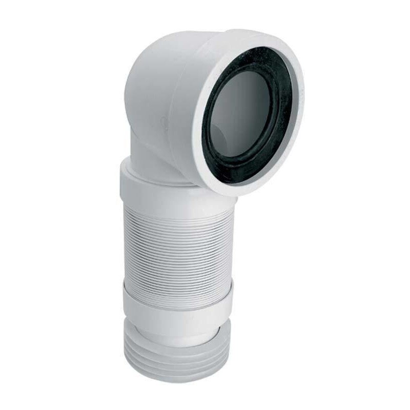 Дренажна връзка, McAlpine, 90 градуса, 260-440 мм, Бяла - eMAG.bg