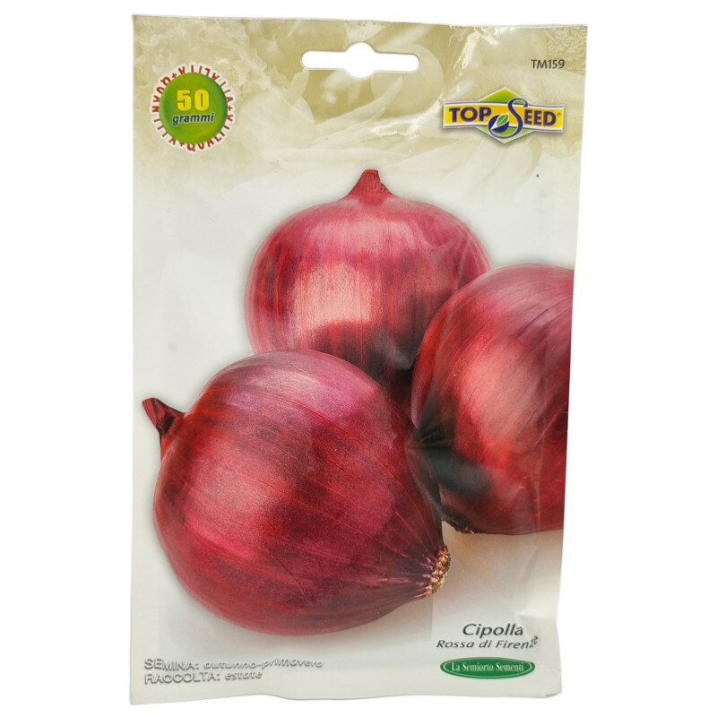 Seminte de ceapa Rossa Di Firenze, La Semiorto Sementi, 50 Grame - eMAG.ro