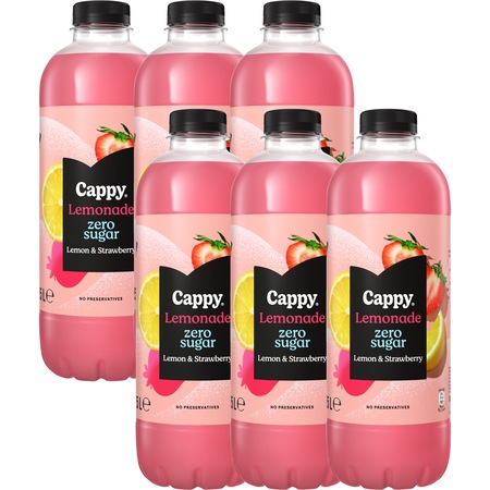 Cappy Lemonade Zero szénsavmentes üdítőital Pink, 6x1.25l - eMAG.hu