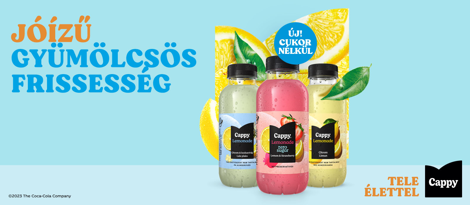 Cappy Lemonade Zero szénsavmentes üdítőital Pink, 6x1.25l - eMAG.hu