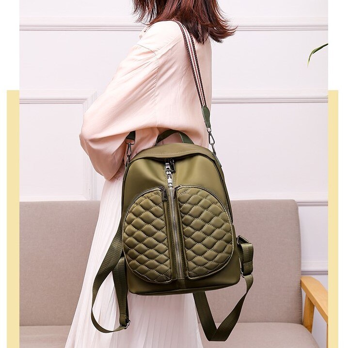 Rucsac dama, de tip geanta, Freeland B877, Poliester, Verde - eMAG.ro