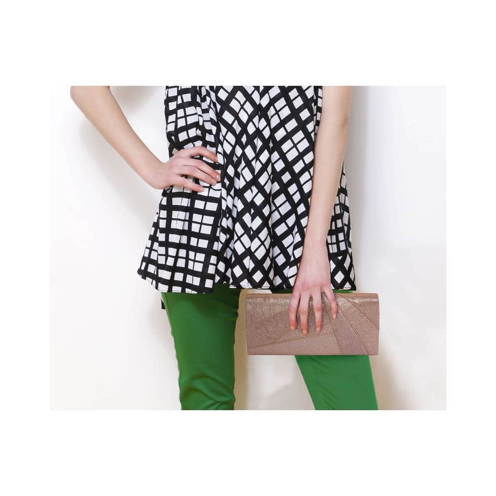 Geanta clutch eleganta Yareli, Bej - eMAG.ro