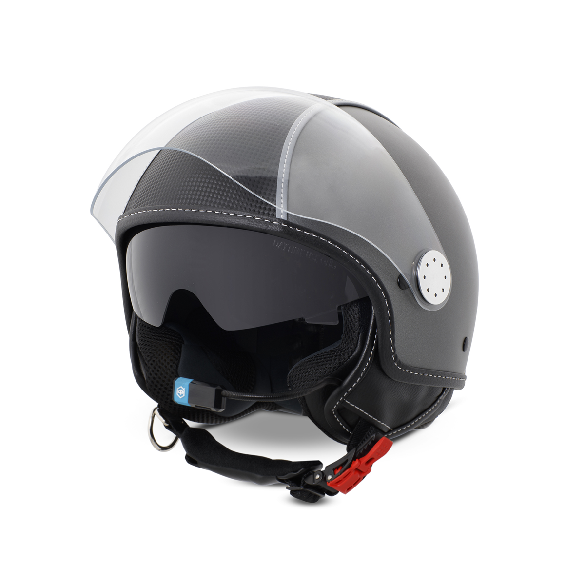 Casca moto, Piaggio, Gri, S - eMAG.ro