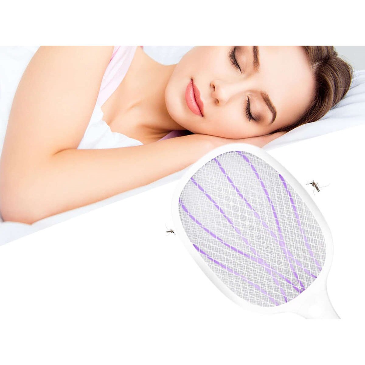 Lampa anti-insecte, Alogy, 6 LED UV, Alb - eMAG.ro