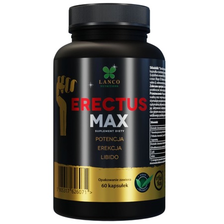 Supliment alimentar, Lanco Nutritions, Erectus Max, 60 capsule - eMAG.ro
