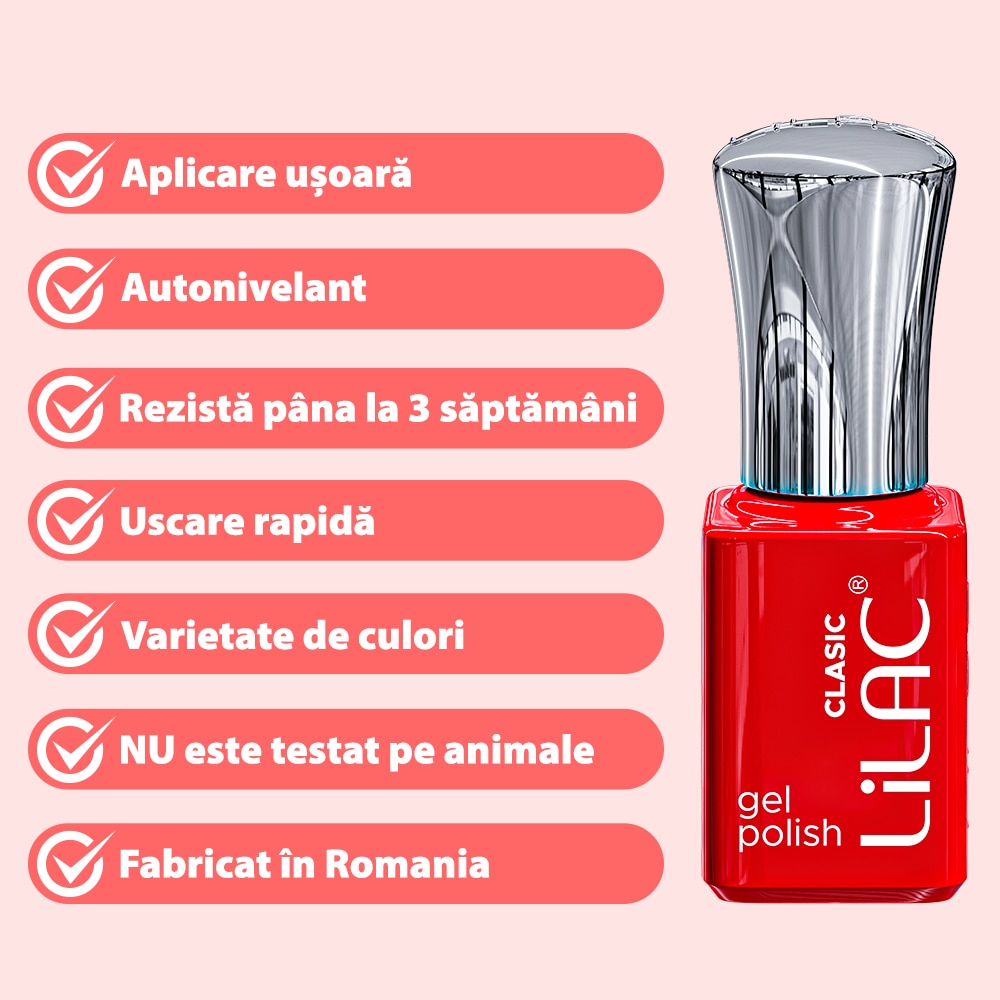 Kit oja semipermanenta Lilac, Rubber, 60 oje, 56 culori, nail prep ...