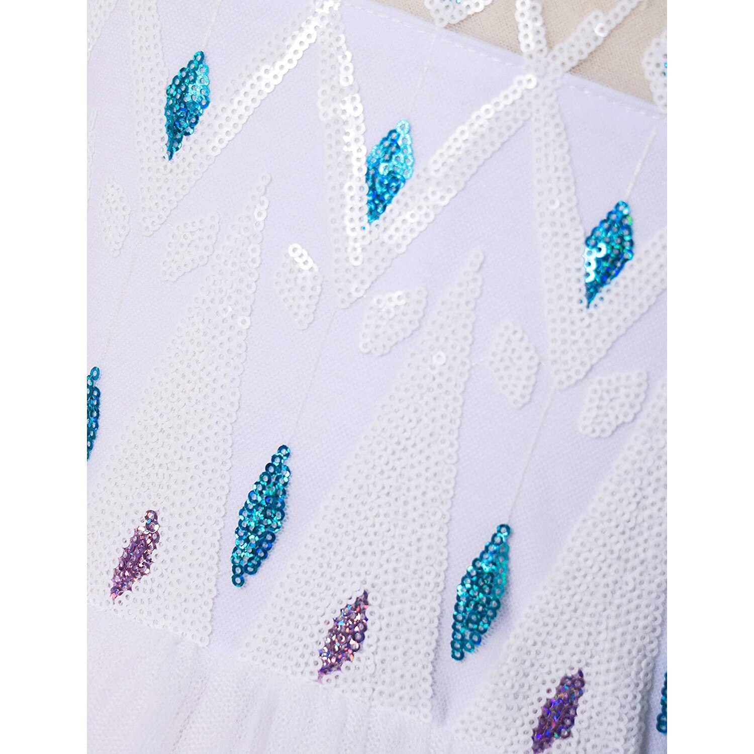 Set Rochie Elsa Frozen 2, cu Accesorii si Trena detasabila, Tesaturi ...