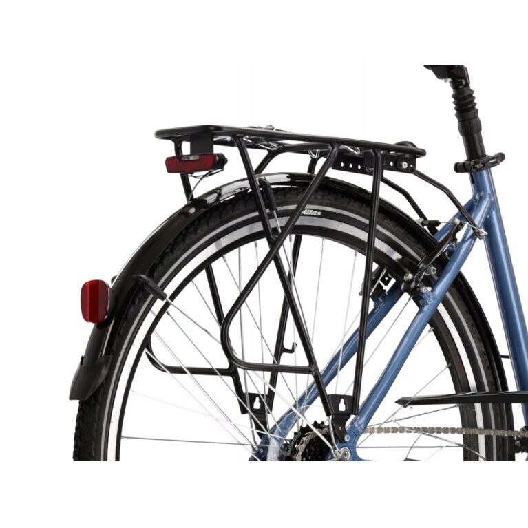 Bicicleta femei, Kross, Trans 4.0, Portbagaj, 28", Albastru - eMAG.ro