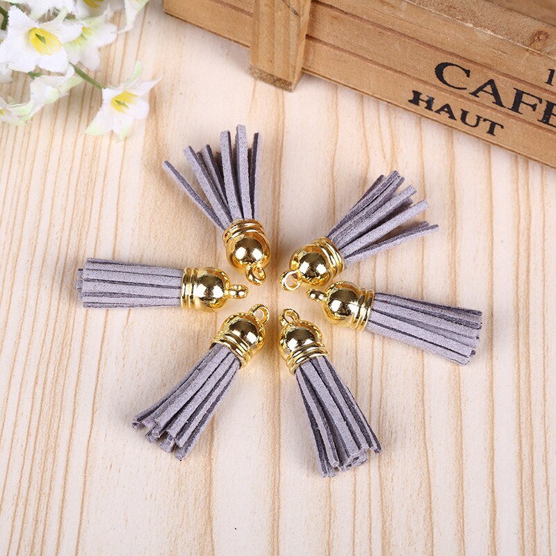 Ciucuri Decorativi, Milmatt, Set 25 bucati, Gri, din imitatie de piele ...