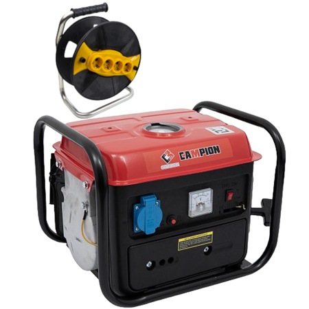 Set Generator curent electric Campion, 950 W cu cadru de protectie si ...