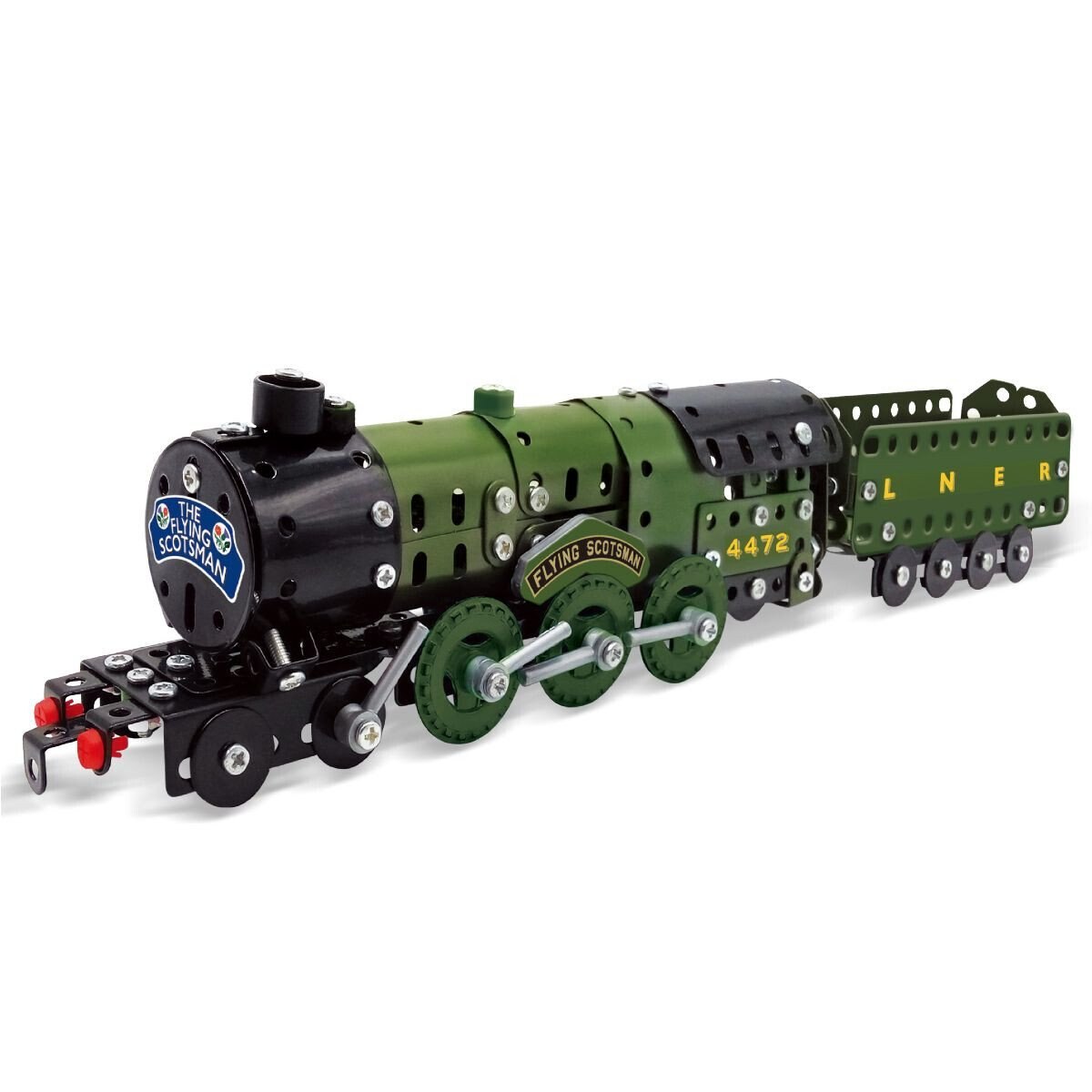 Set 340 piese, Kit STEM Trenul Flying Scotsman, nivel avansat ...