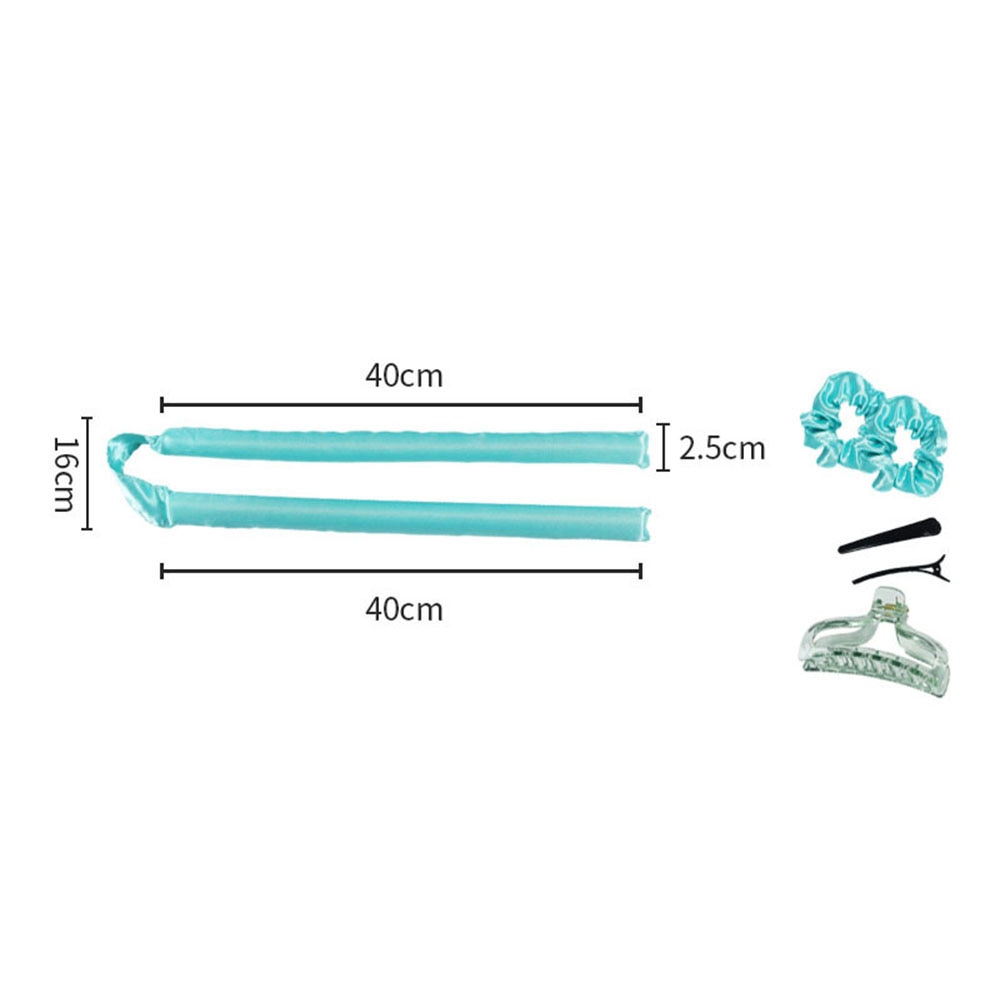 Ondulator de par fara caldura, 6 Piese, Turcoaz - eMAG.ro