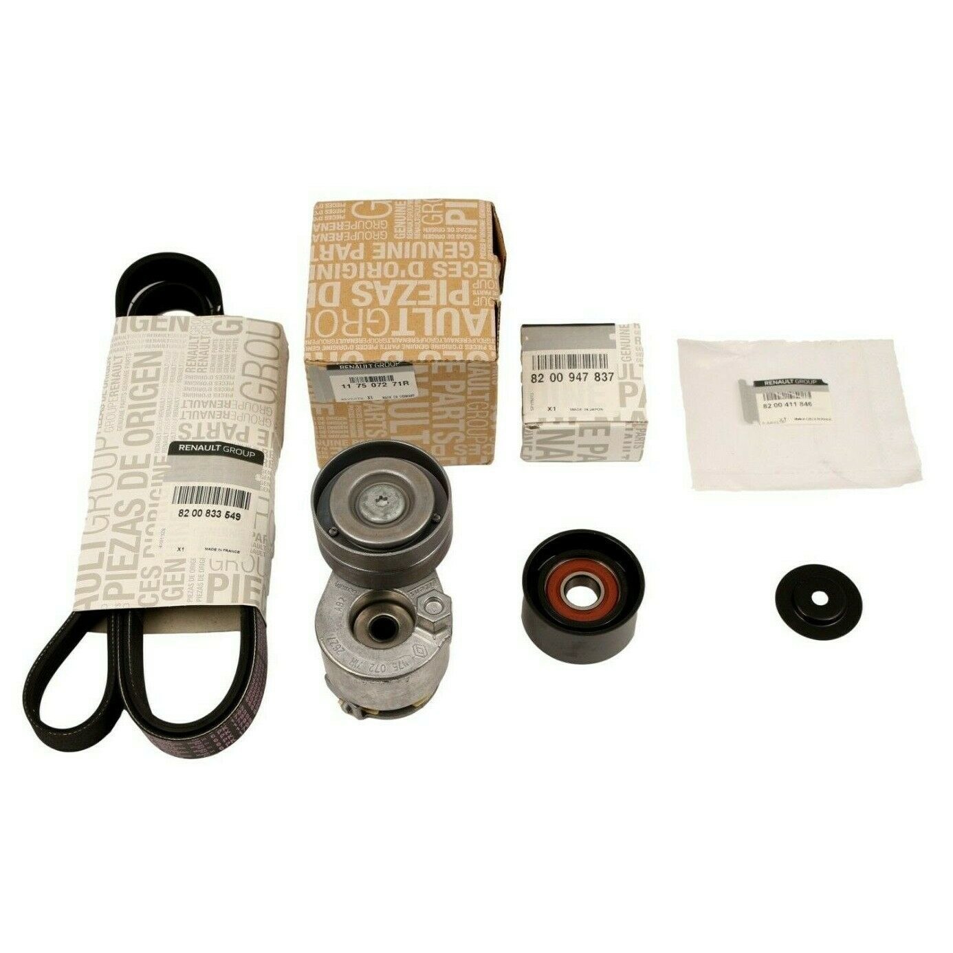 Kit intinzator curea de transmisie, Renault, Compatibil cu Renault ...