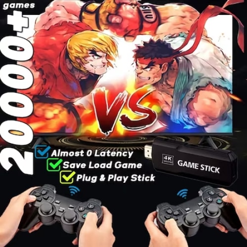 Consola de Jocuri Retro tip Stick Plug and Play, 2000 de Jocuri ...