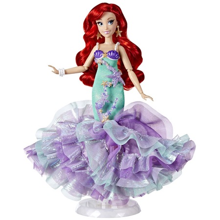 Papusa Disney Princess Ariel, Fashion Deluxe cu accesorii, 29cm - eMAG.ro