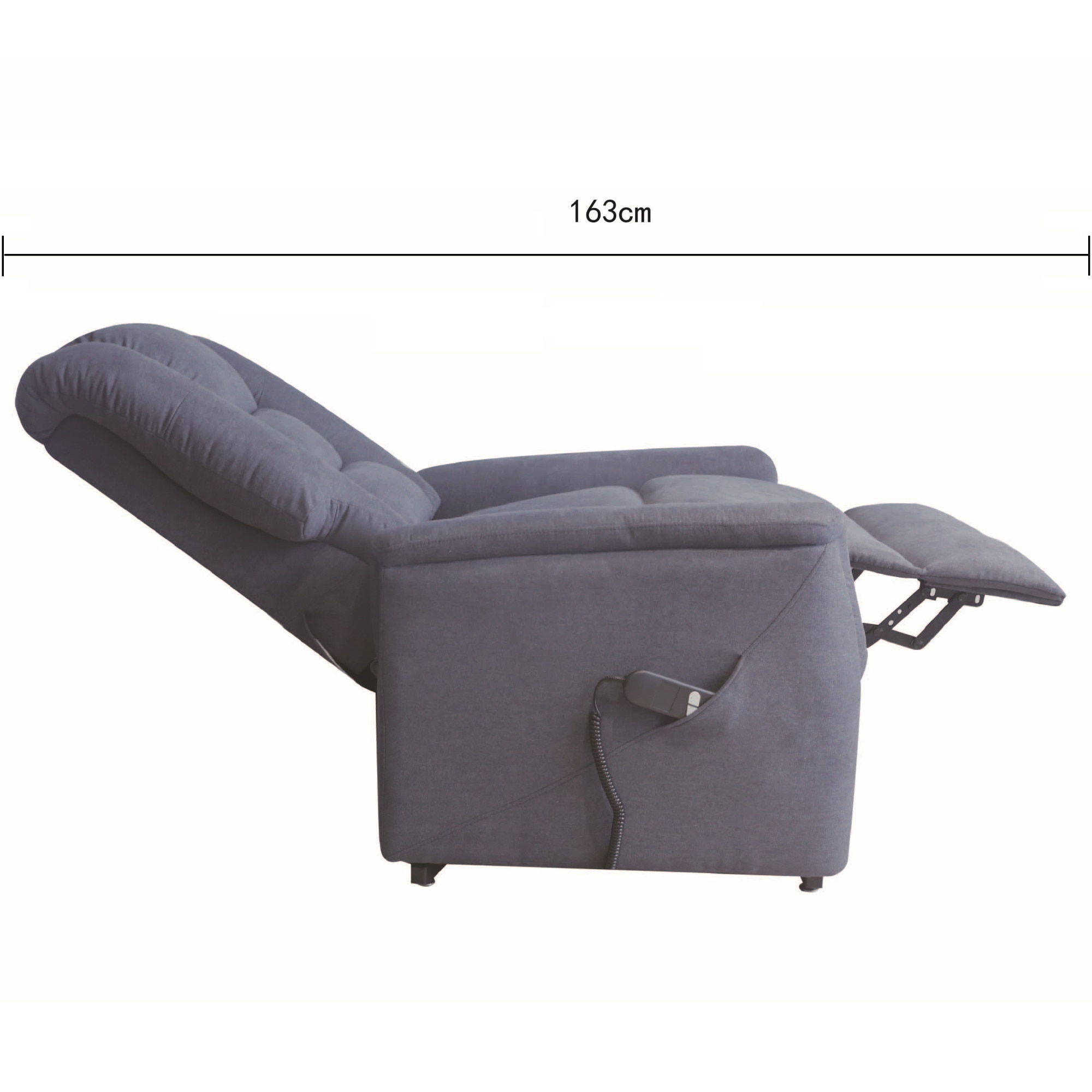 Fotoliu rabatabil / relax electric Kring Capri, 76x91.5x105 cm, culoare ...