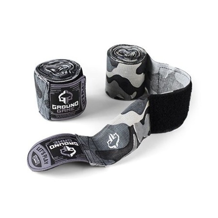 Bandaje de box, Ground Game, Negru, Gri - eMAG.ro