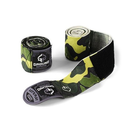 Bandaje de box, Ground Game, Negru, Verde - eMAG.ro